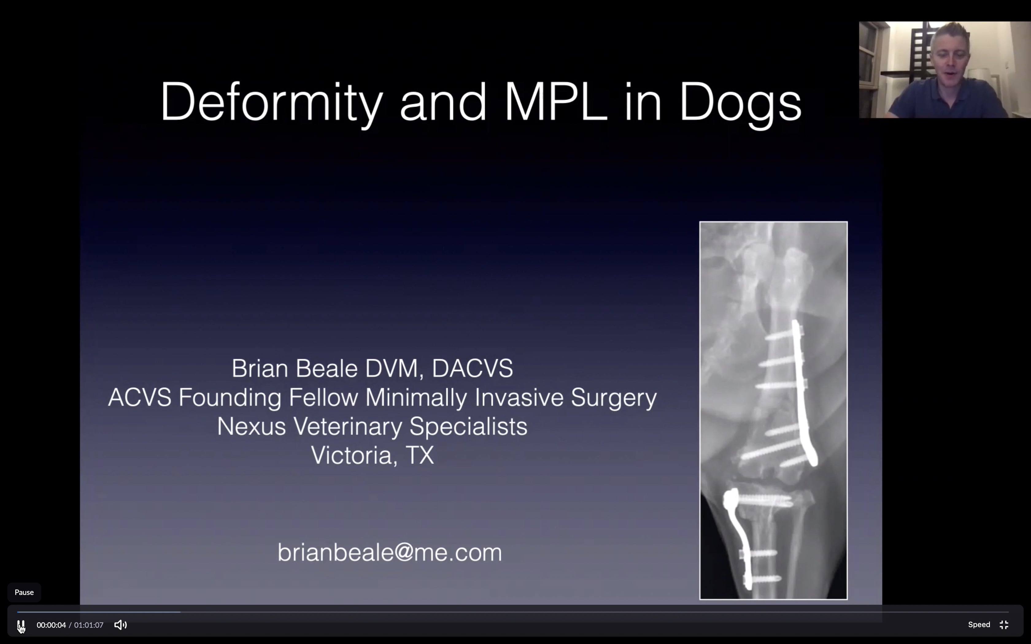 Deformity correction with MLP in dogs on Vimeo