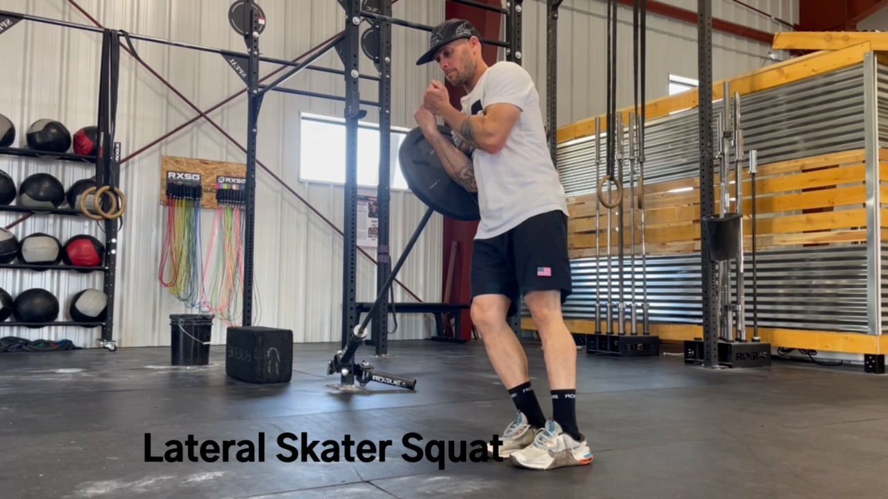 Lateral Skater Squat on Vimeo