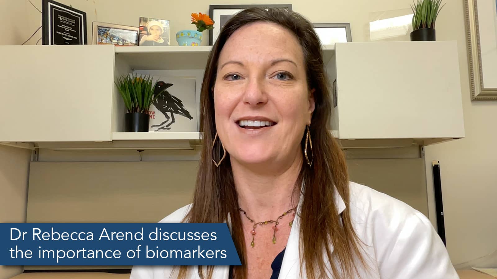 Dr Rebecca Arend discusses the importance of biomarkers on Vimeo