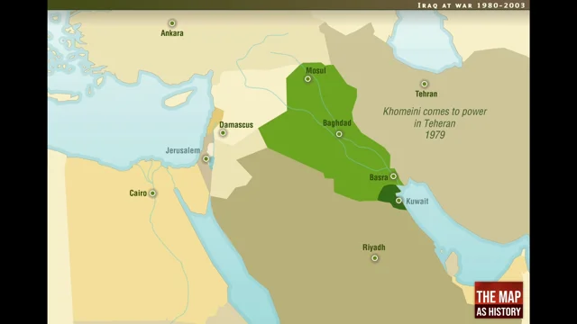 Map Iraq 2003
