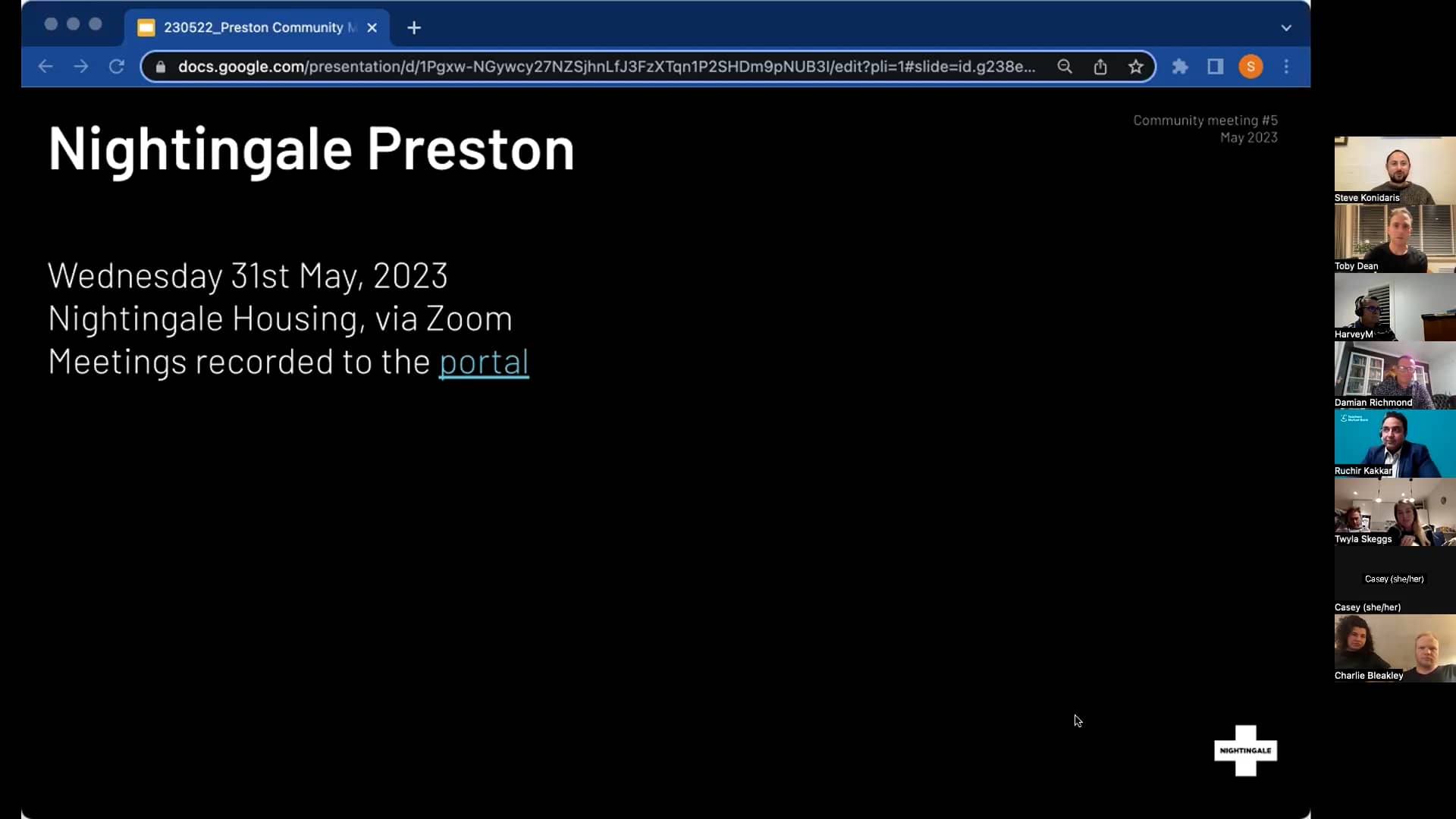 Nightingale Preston Community Meeting 5 on Vimeo