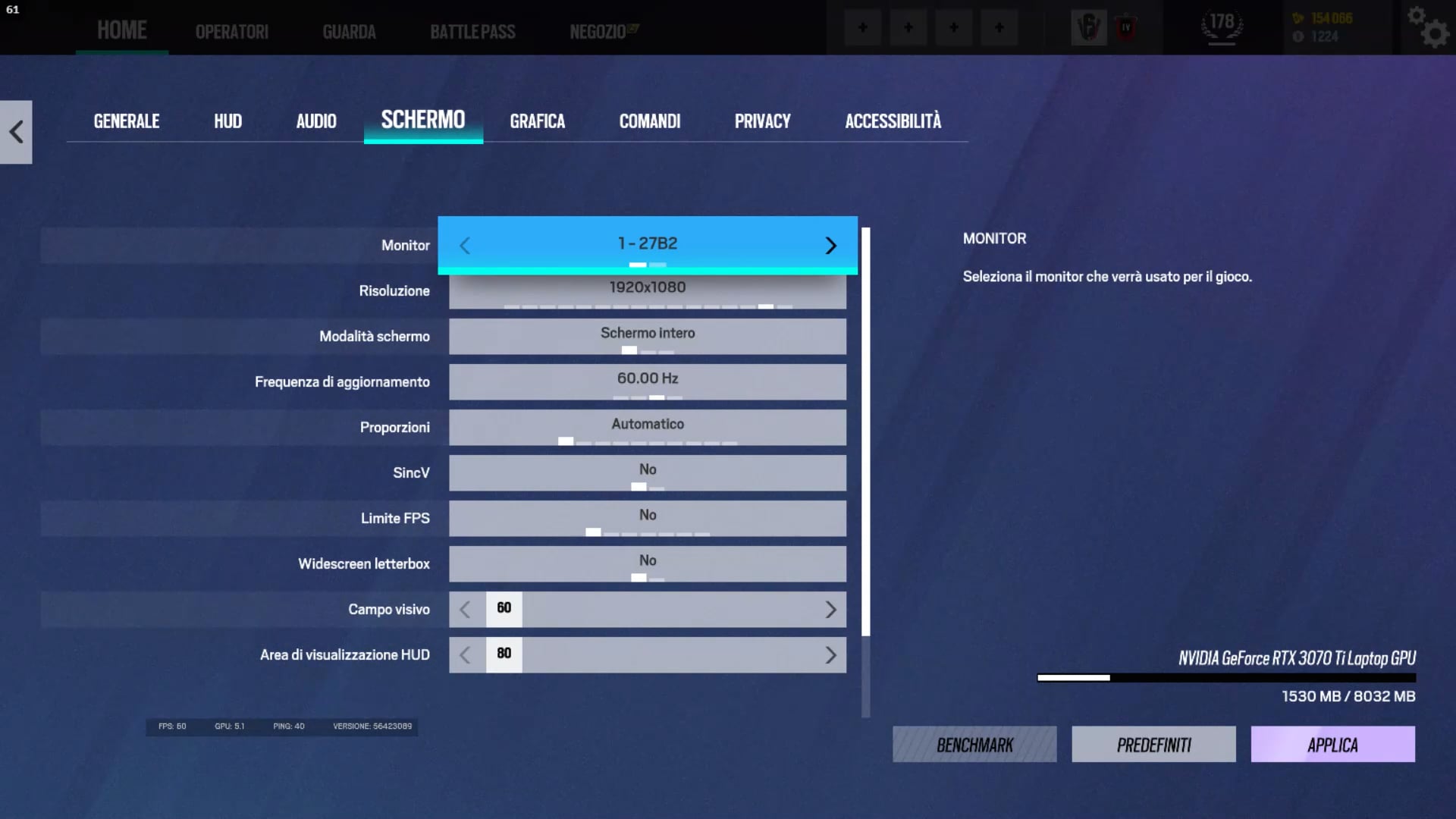 R6 settings don't change on Vimeo