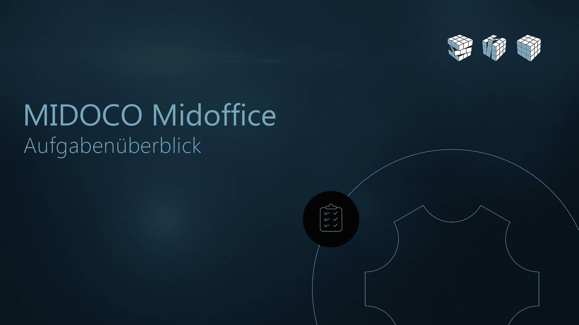 MIDOCO Midoffice Tutorial Aufgabenmanagement Überblick on Vimeo