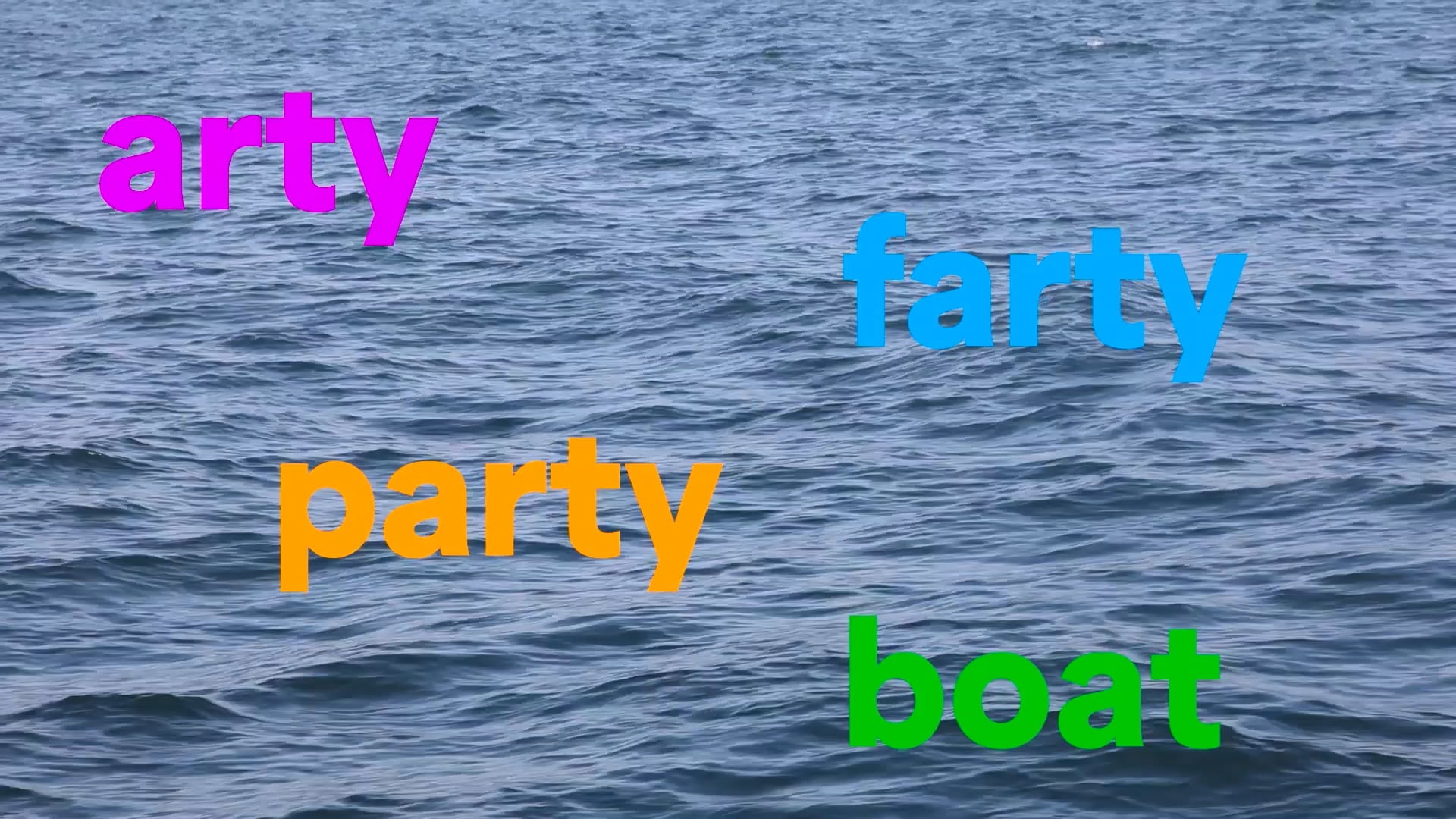 Arty Farty Party Boat Event on Vimeo