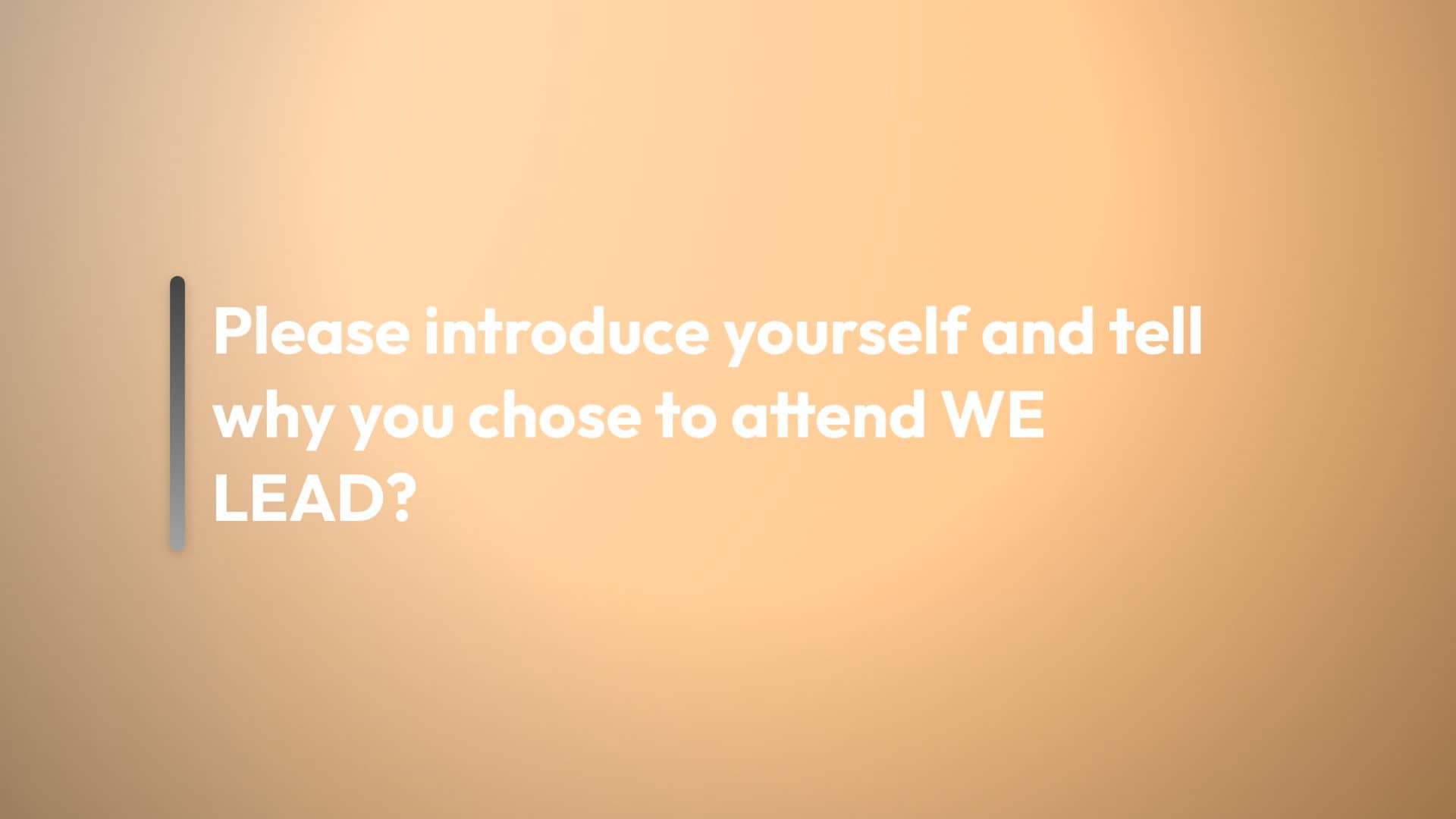 Angela Bain for Event Testimonials on Vimeo