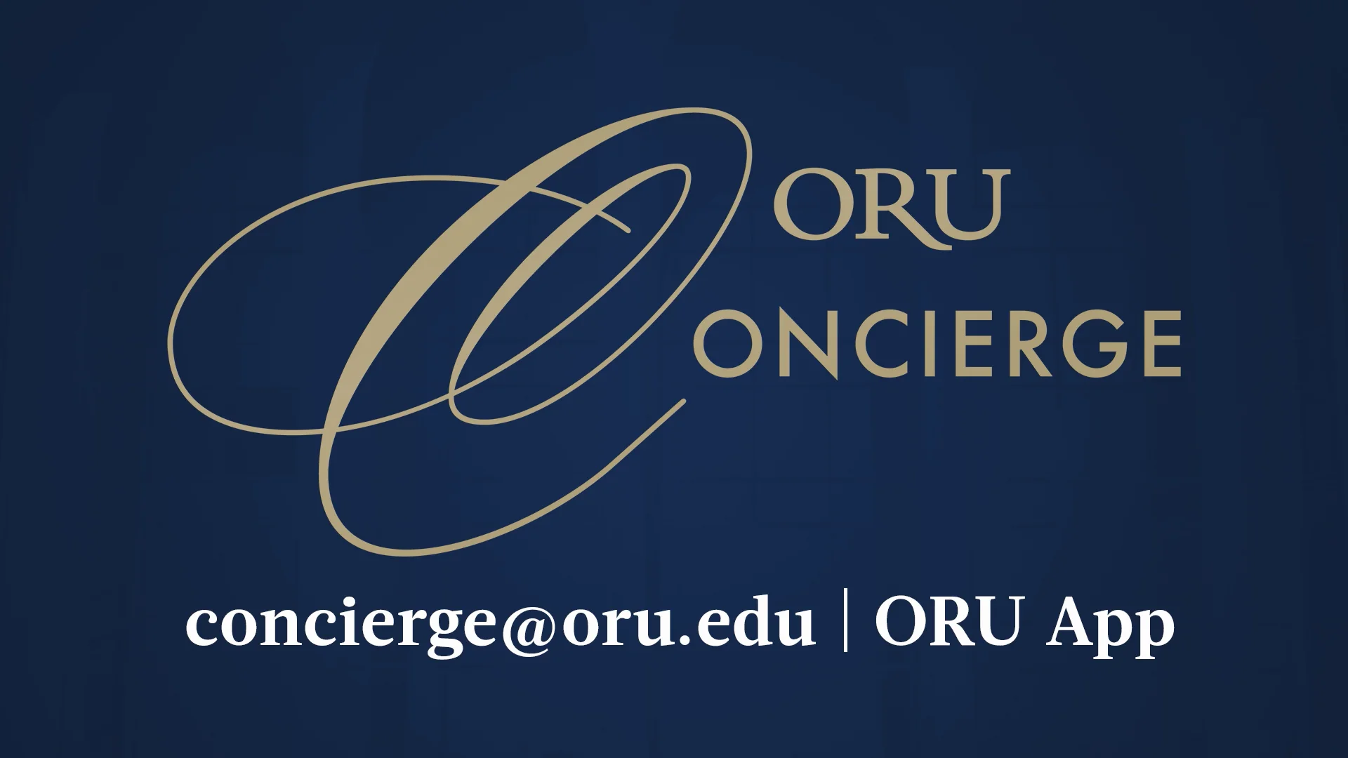 Welcome to ORU Concierge on Vimeo