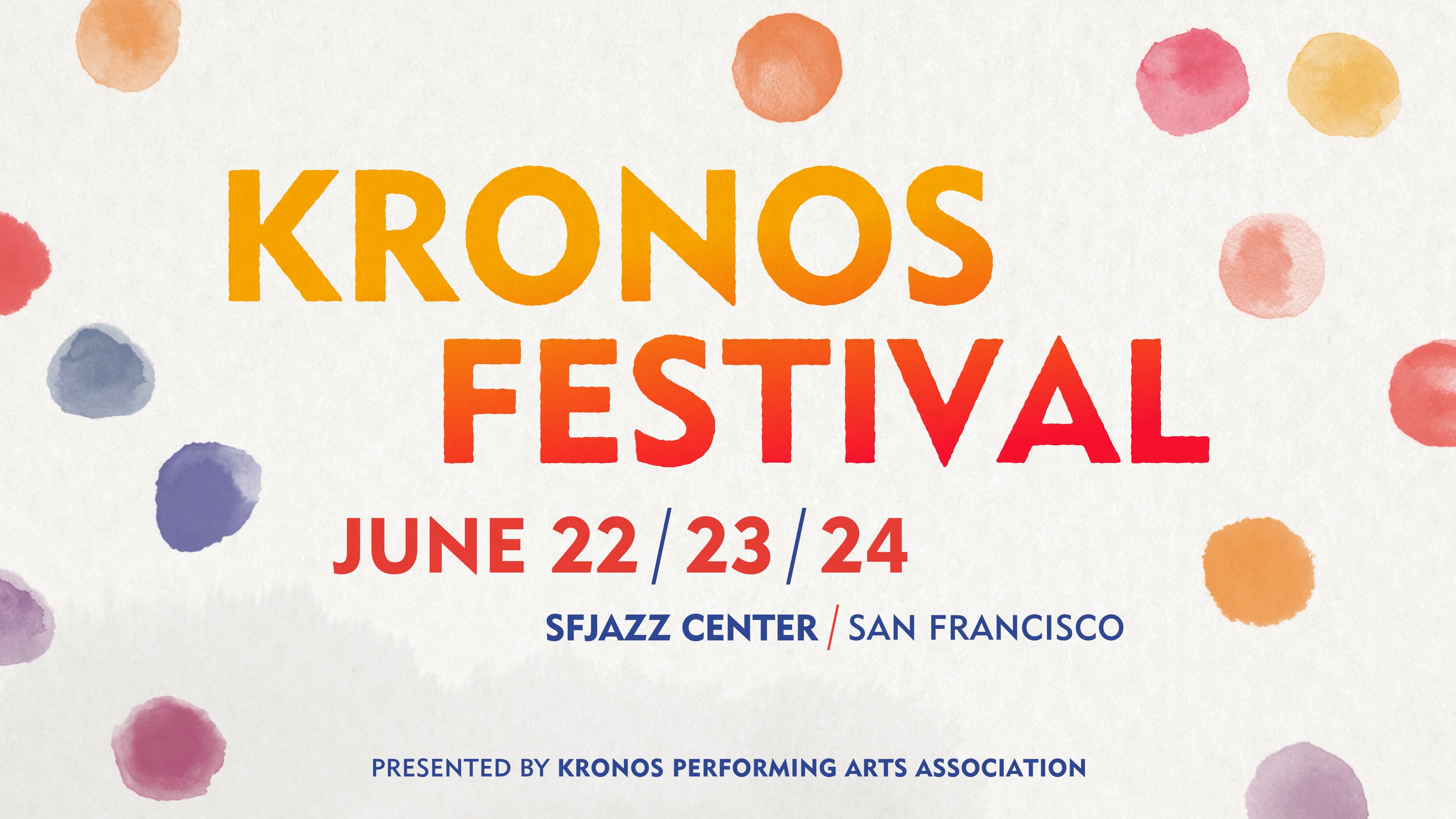 Kronos Festival - 2023 - Promo (30s) on Vimeo