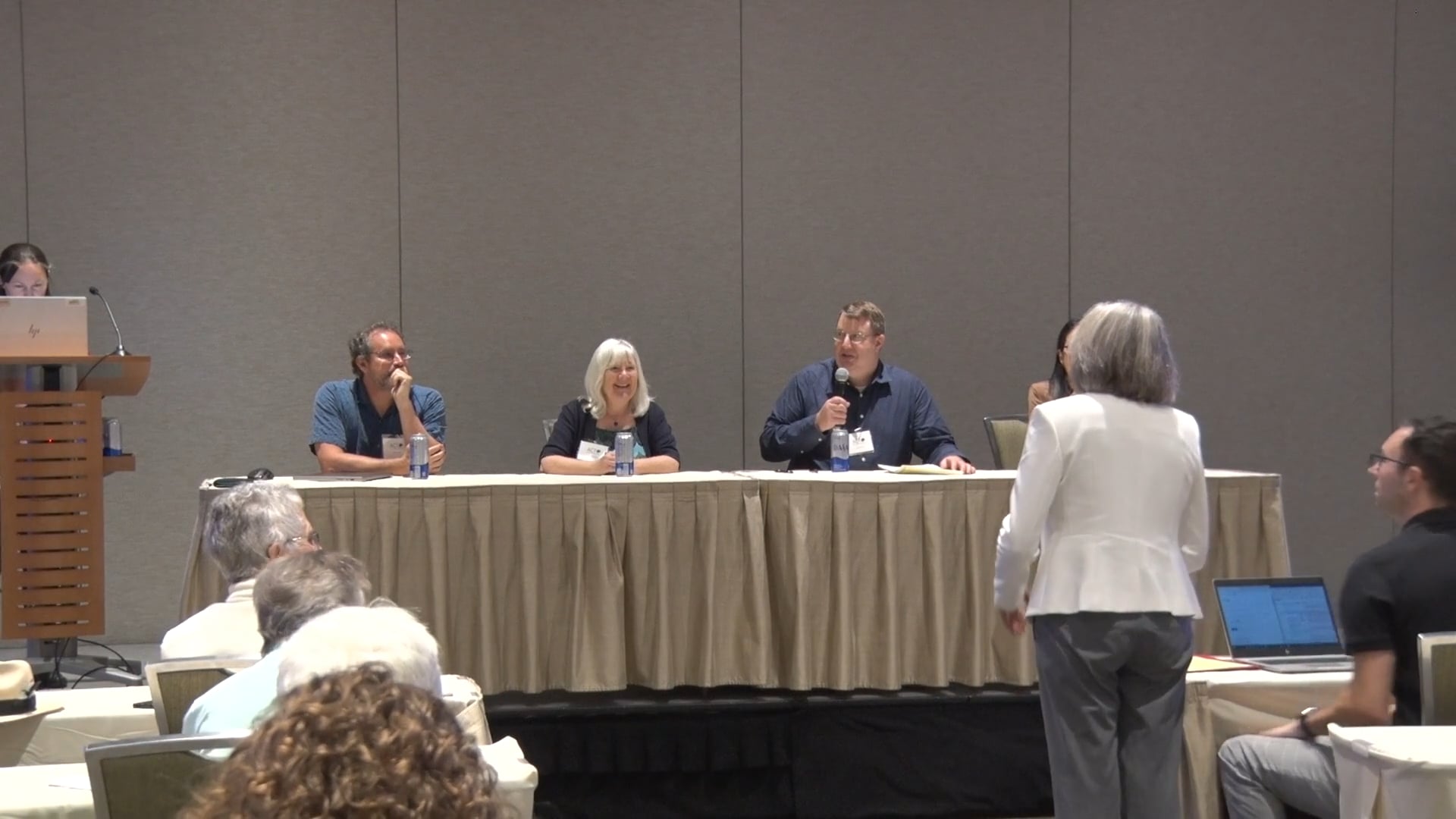 Panel with Linda McEvoy, Cecelia Lee and Aaron Seitz
