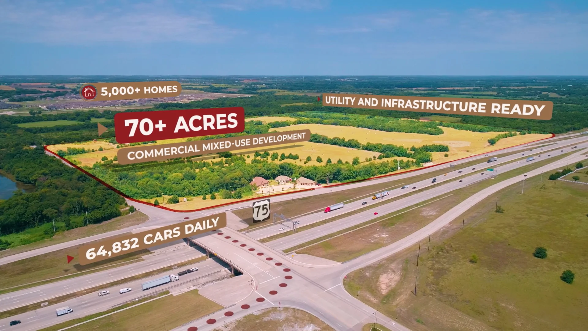 Mixed-Use Motion Graphic Examples - Melissa EDC - Motion Graphic 2 - Melissa Rd and Hwy 75 on Vimeo