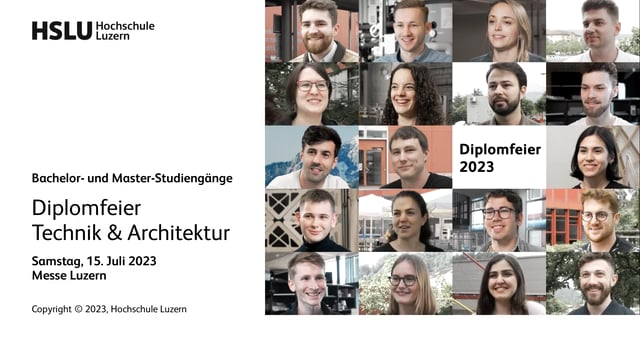 HSLU Technik Architektur - Diplomfeier 2023 on Vimeo