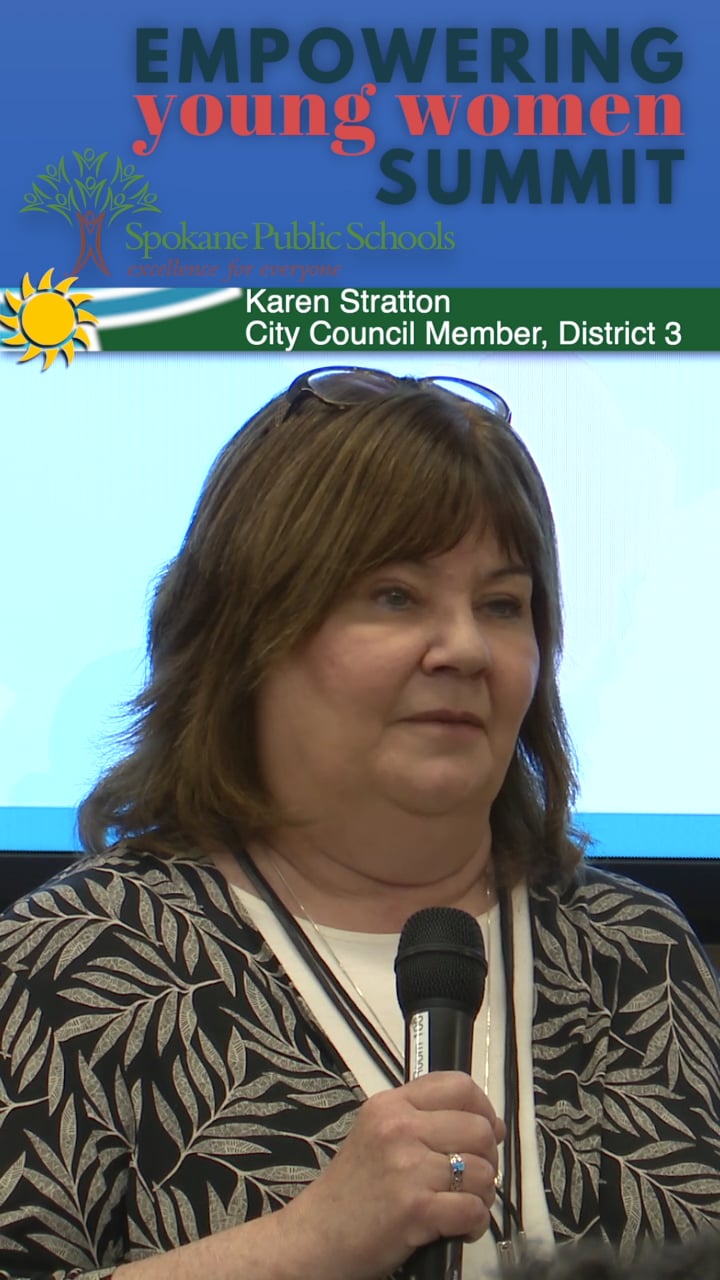 Empowering Young Women Summit, City Council Member Karen Stratton on Vimeo