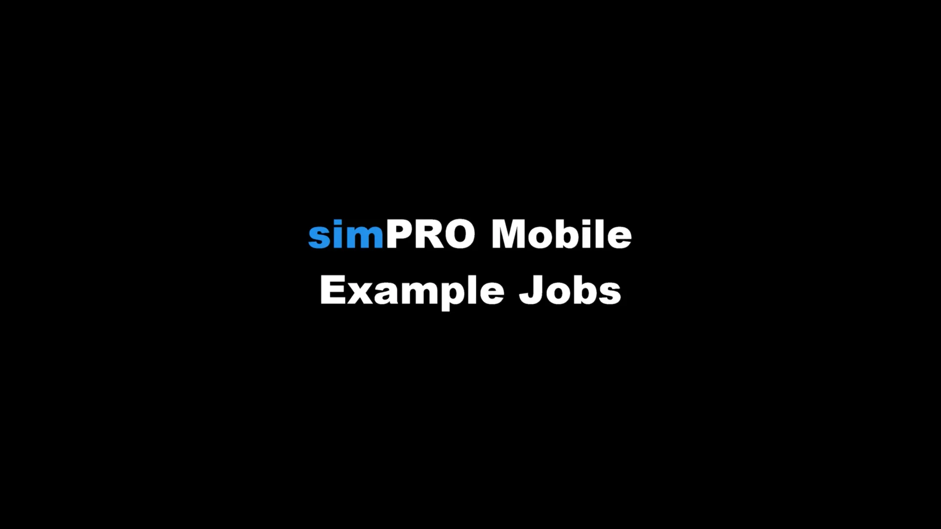simPRO Mobile - Example Day on Vimeo