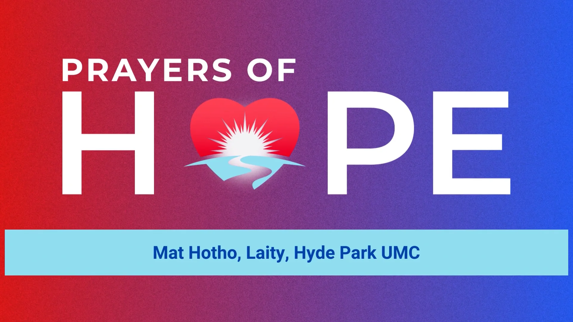 Prayers of Hope - Mat Hotho on Vimeo