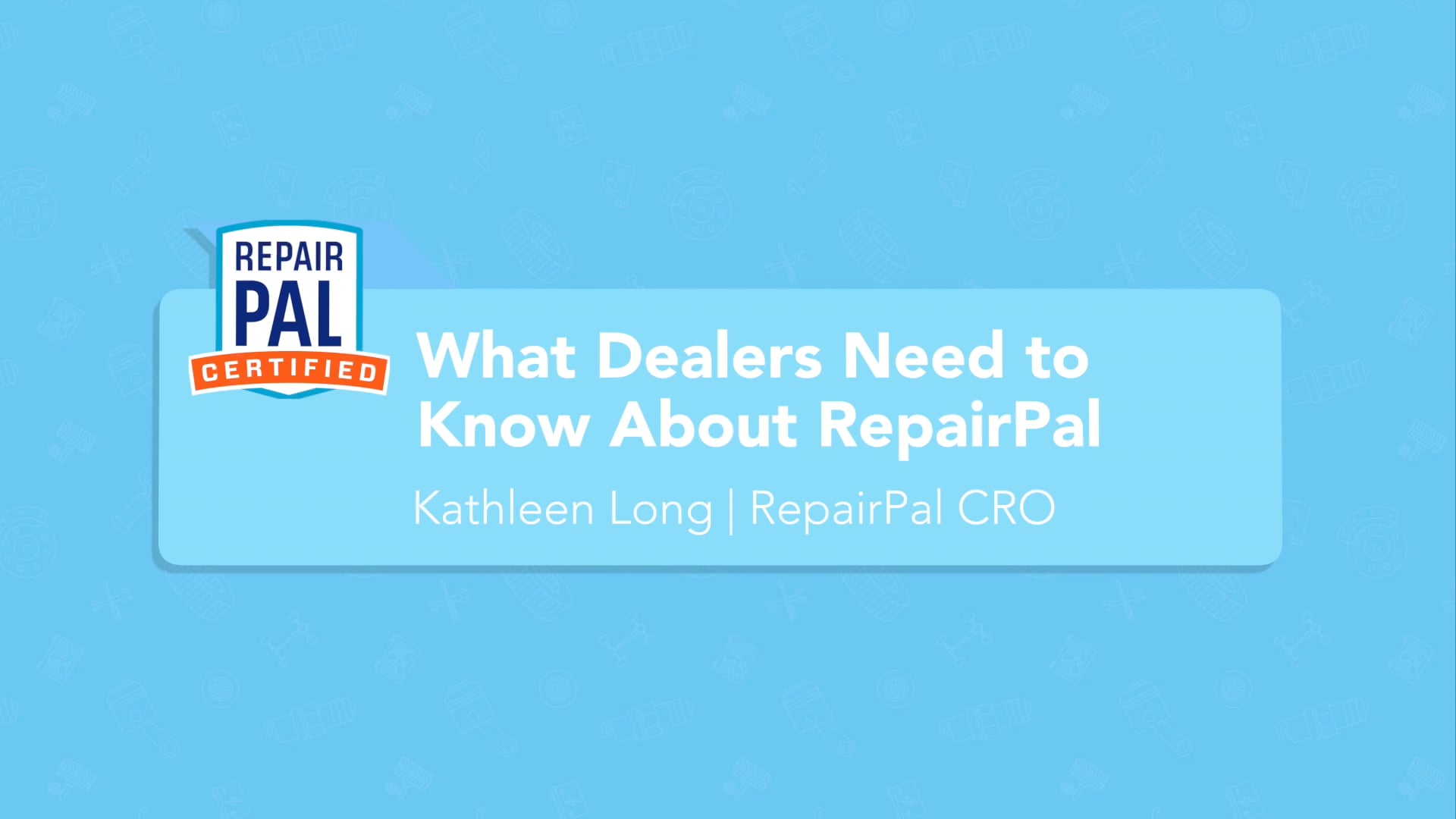 What Dealers Need to Know About RepairPal on Vimeo