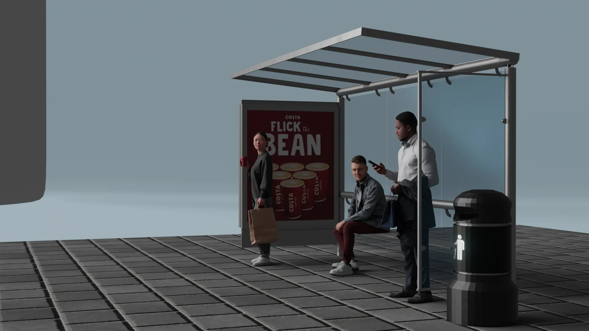 3D Visualization Flick the Bean