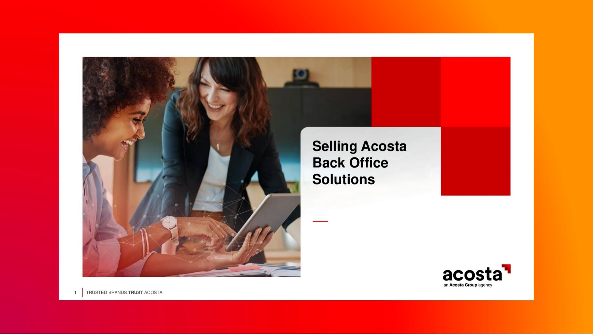Selling Acosta Back Office Solutions on Vimeo