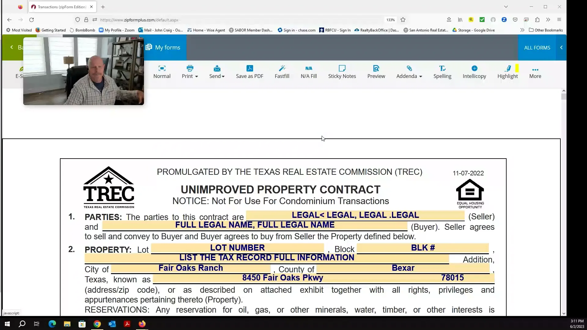 TAR 1607 TREC 9-16 UNIMPROVED PROPERTY on Vimeo