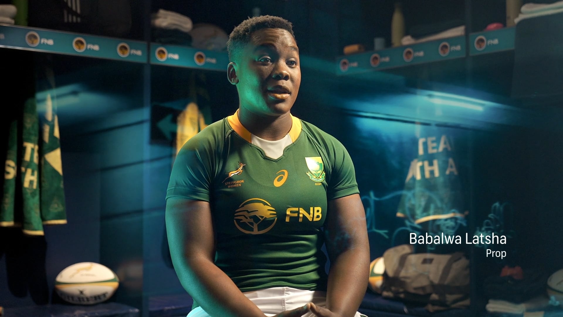 FNB SPRINGBOK WOMEN CHANGE ROOM A on Vimeo