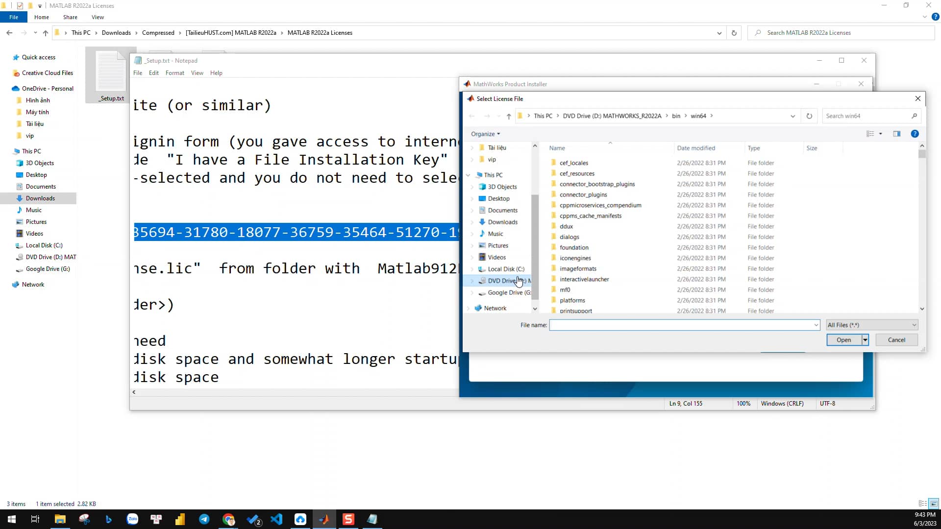 How to install Matlab 2022 (cài đặt matlab 2022) on Vimeo