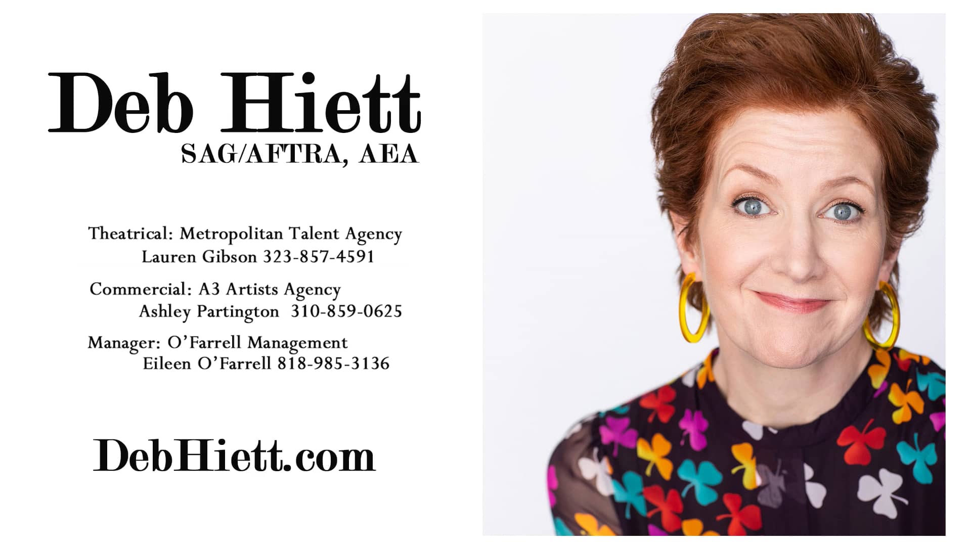 DEB HIETT - COMEDY REEL 2023 on Vimeo