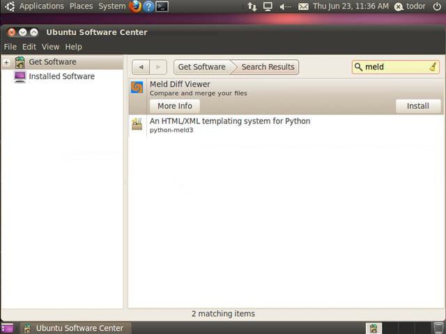 Installing Meld on Ubuntu on Vimeo