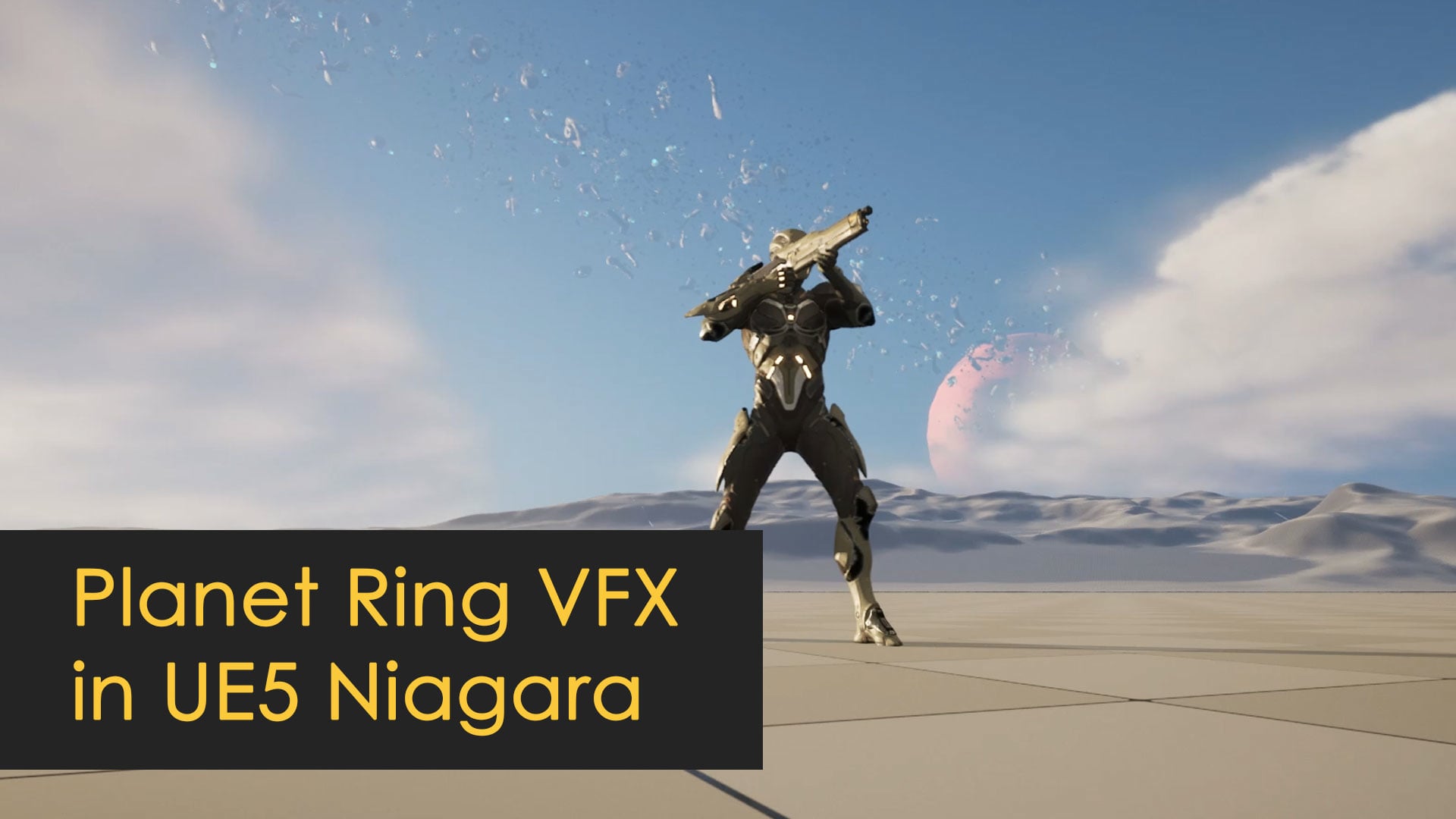 Planet Ring VFX in UE5 Niagara_LEEWOOYOUNG on Vimeo