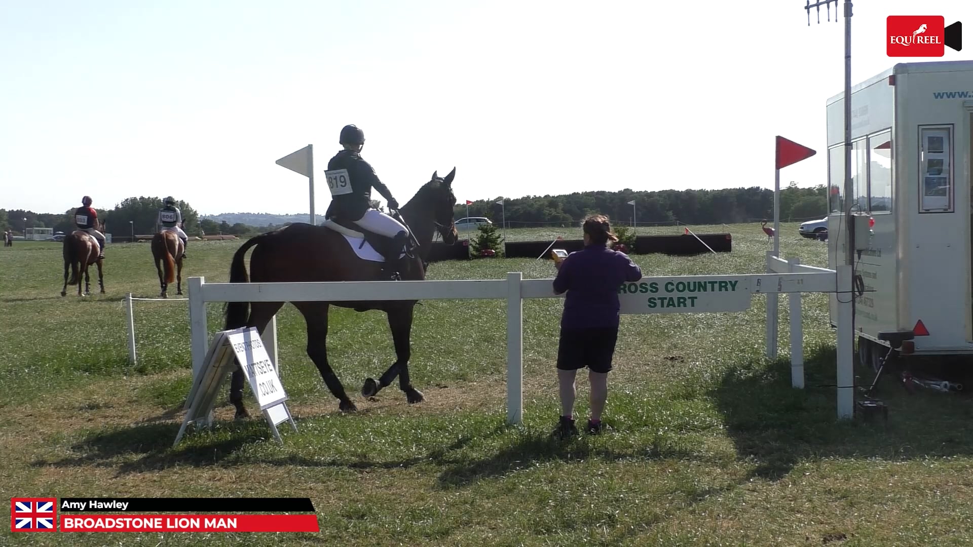 EQUIREEL 819 Amy Hawley & BROADSTONE LION MAN at COOKE COACHBUILDERS ...