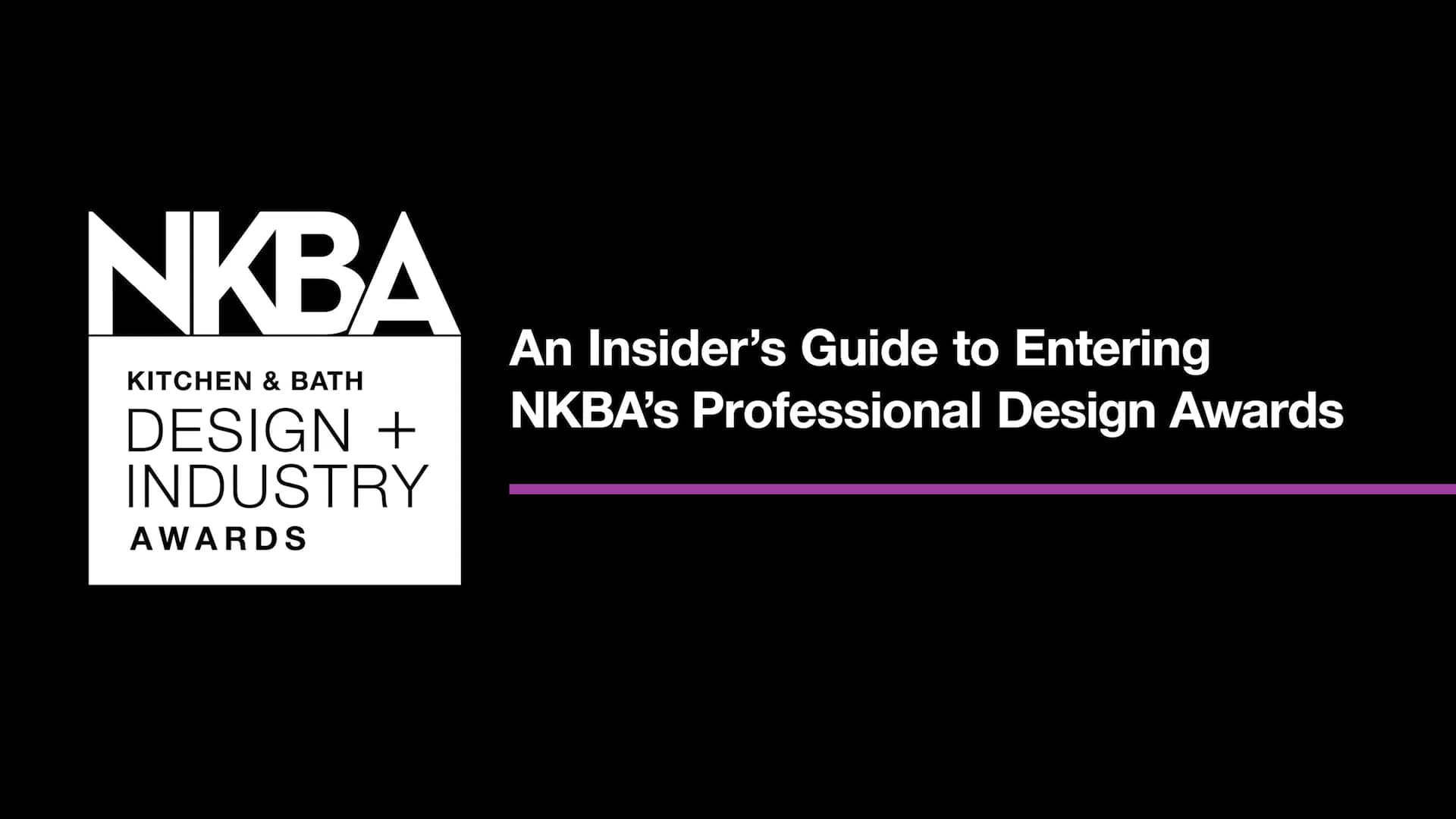 An Insider's Guide to Entering NKBA's Professional Design Awards on Vimeo