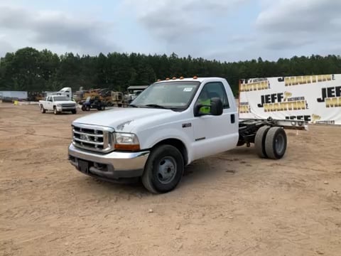 2001 FORD F-350 XL SUPER DUTT SINGLE AXLE VIN 1FDWF36F91EB79550 CAB ...