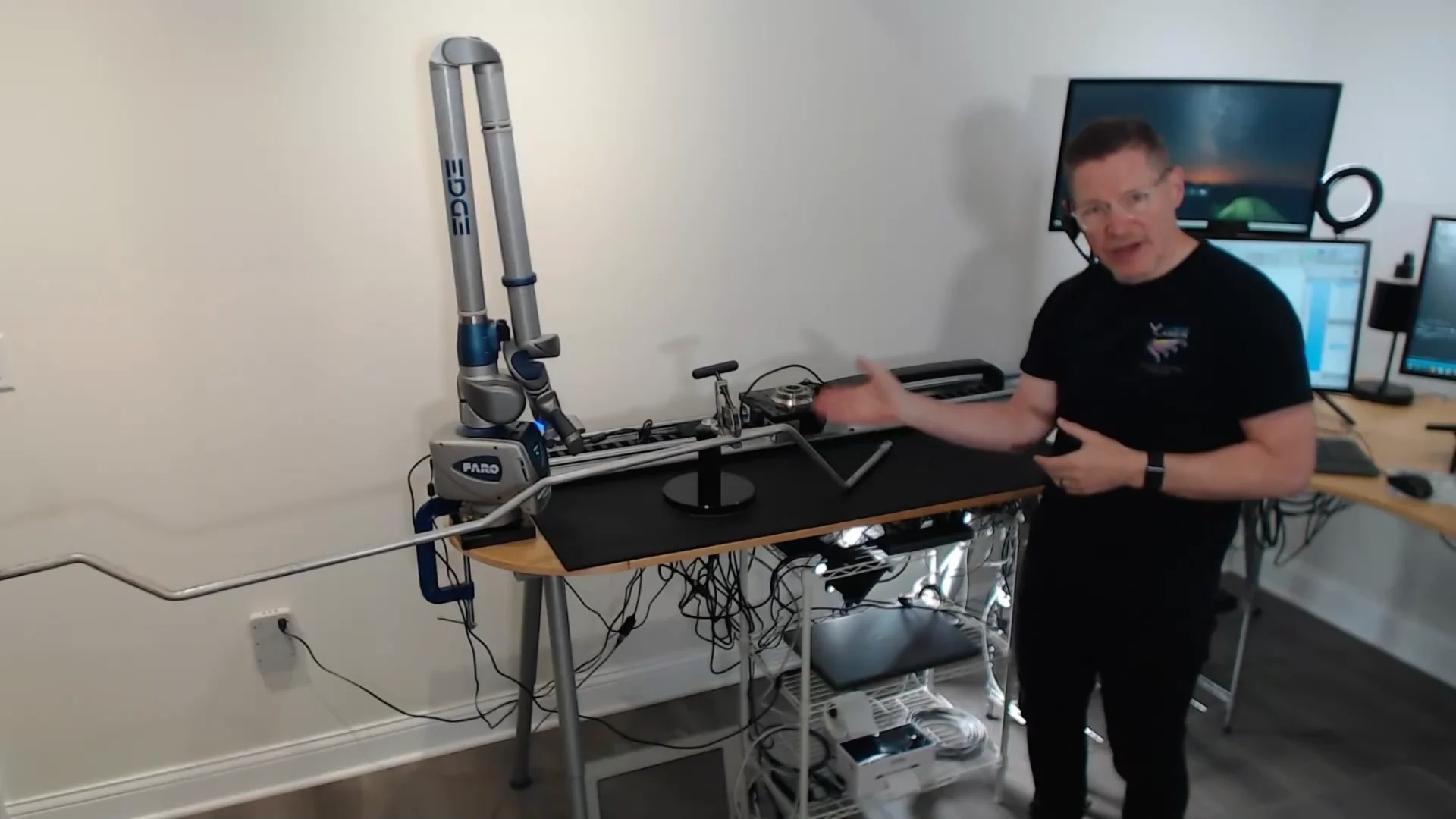 Measuring a Part with Version 4.1 of VTube-LASER and a FARO Edge ...