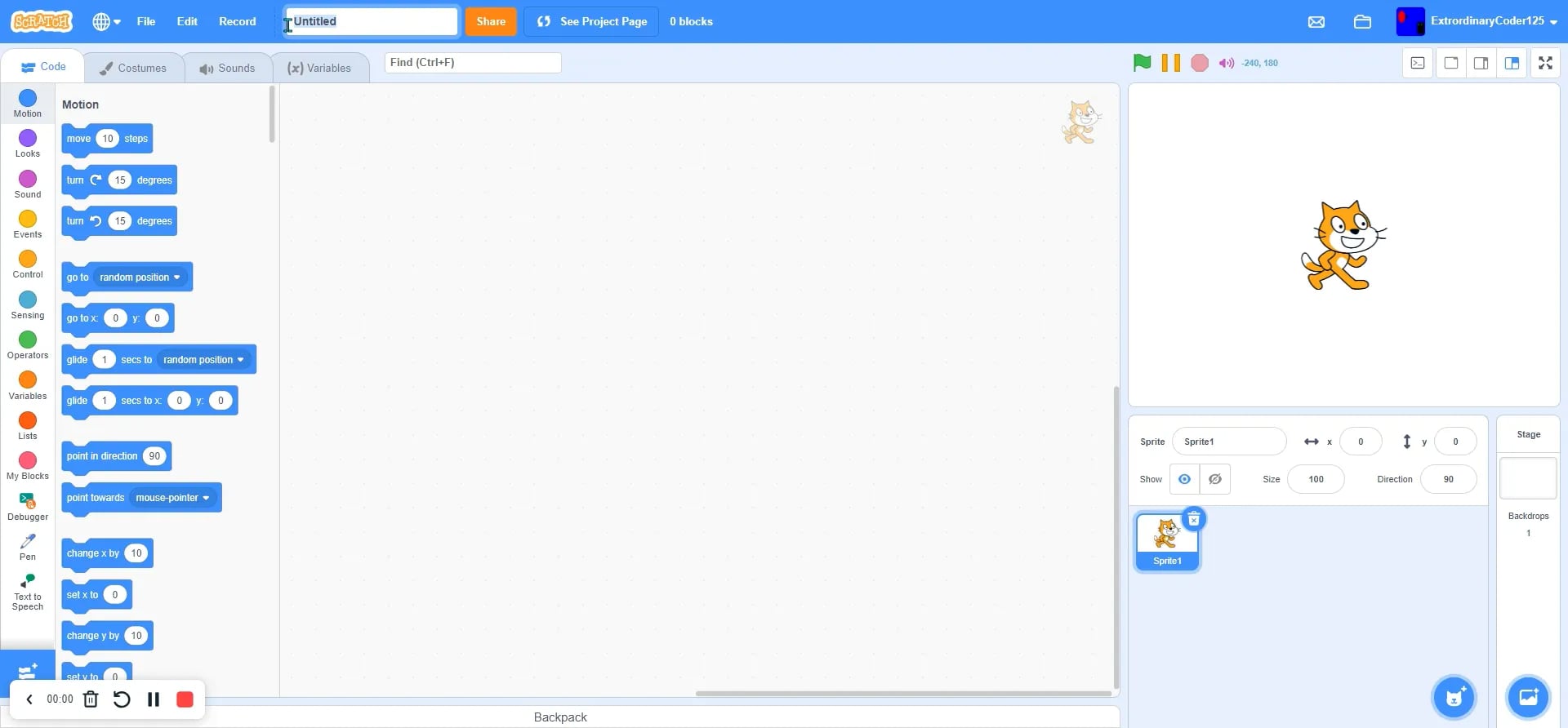 Chase Game on Scratch p1 without Clipchamp on Vimeo
