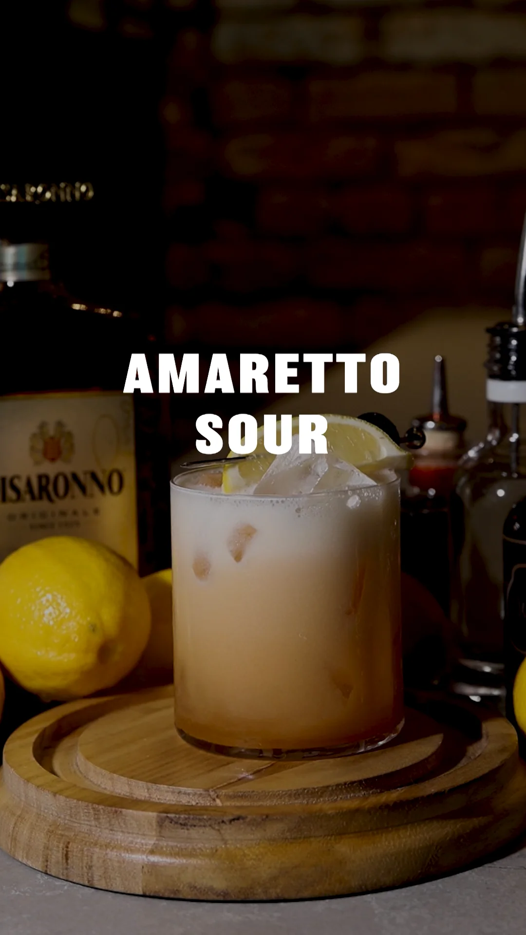 JERRY Cocktail Recipe - Amaretto Sour on Vimeo