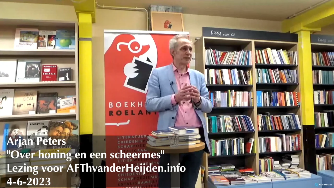Arjan Peters over A.F.Th. van der Heijden "Over honing en een scheermes ...