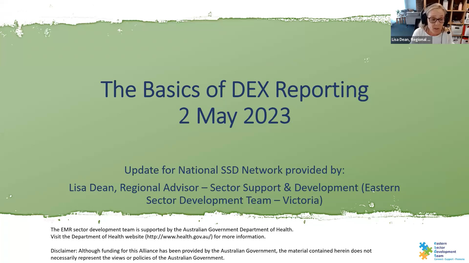 DEX Training update June National SSD on Vimeo