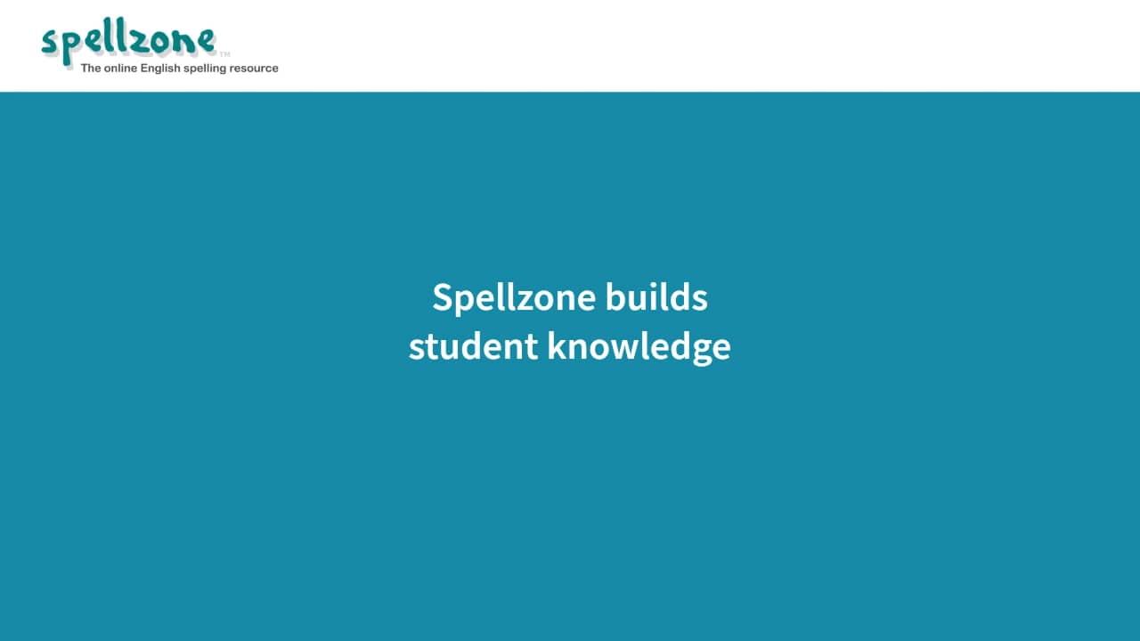 Spellzone builds student knowledge on Vimeo