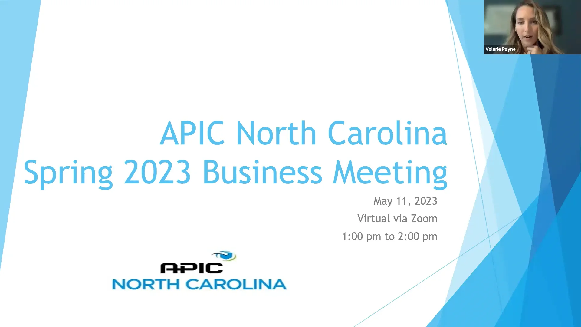 APIC NC Spring 2023 Business Meeting on Vimeo