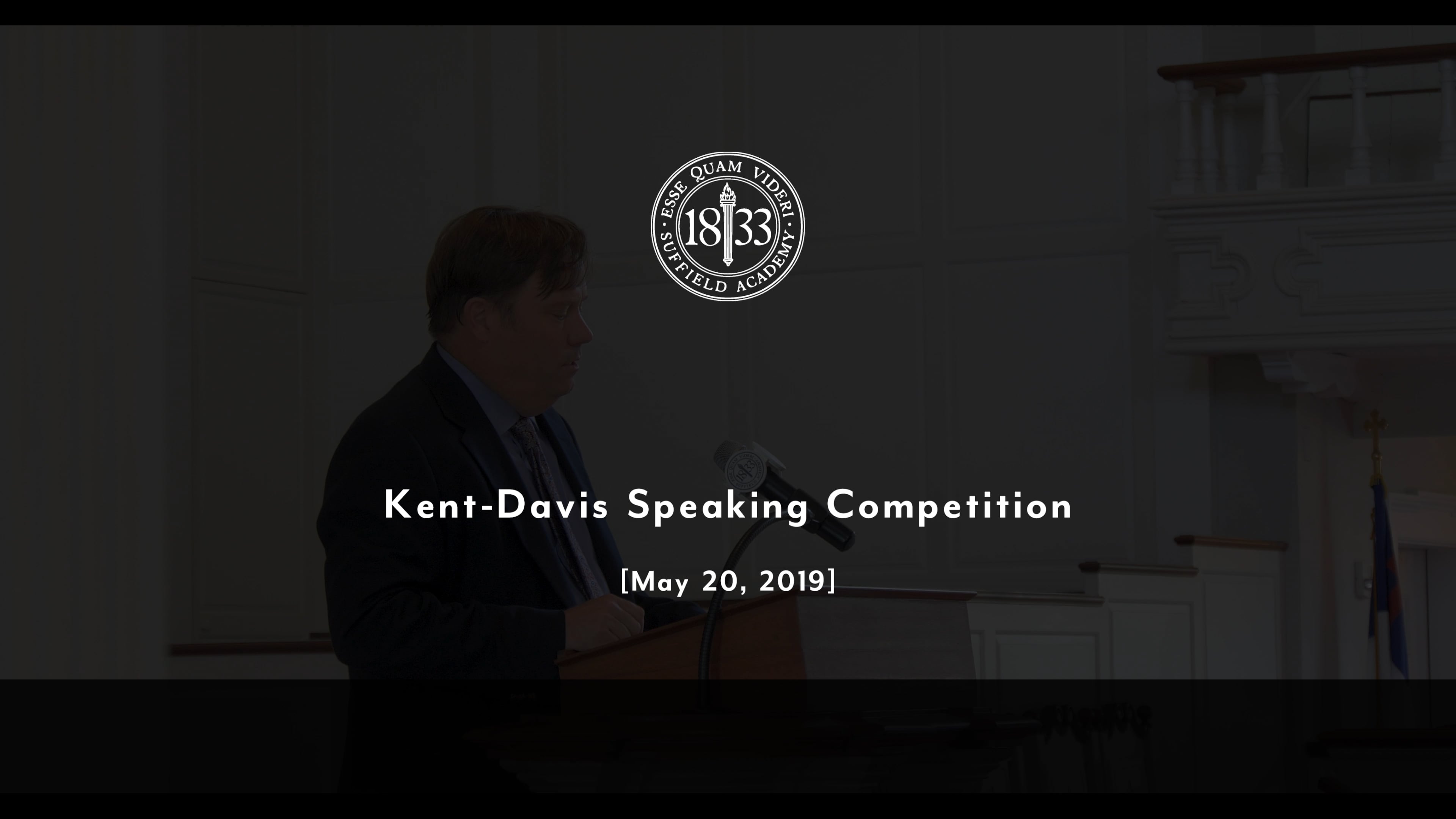 2018-2019 - Class of 2019 Kent-Davis on Vimeo