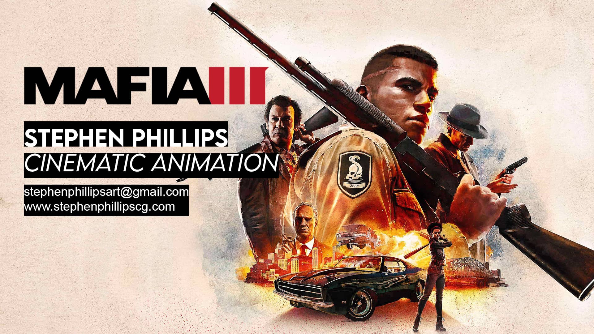 Mafia 3 Face Animation Reel | Stephen Phillips on Vimeo