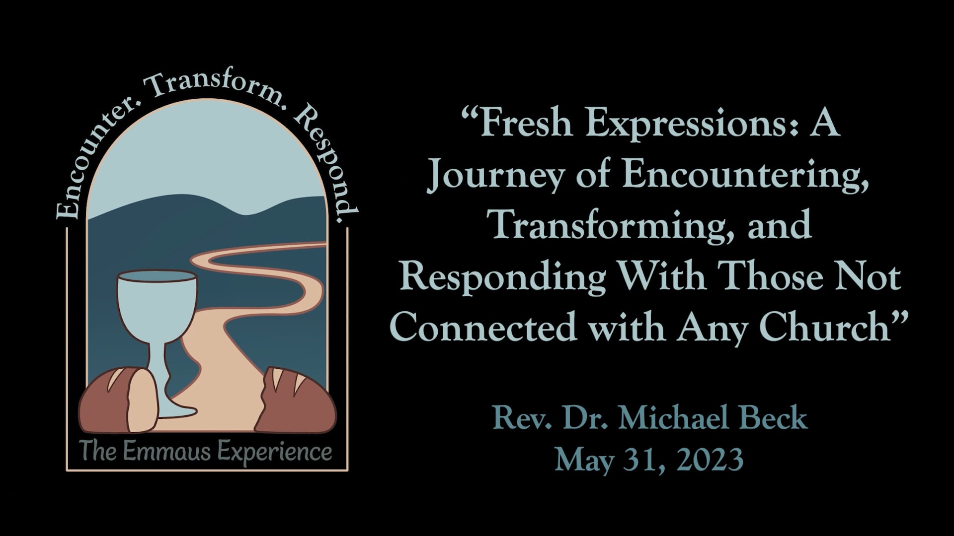 Rev. Dr. Michael Beck: Fresh Expressions on Vimeo