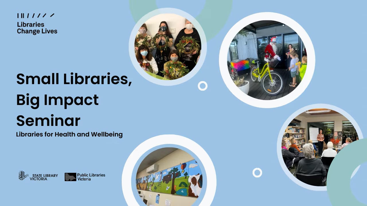SLV & PLV Small Libraries, Big Impact Seminar on Vimeo