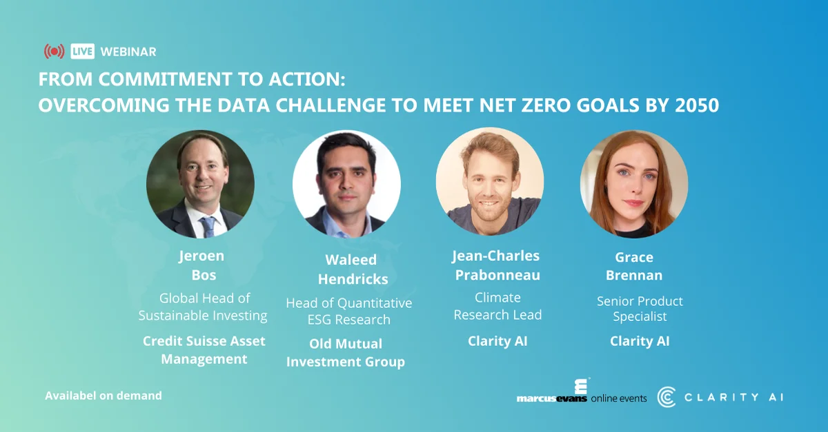 marcus evans Corporate Finance Insights - From commitment to action Overcoming the data ...