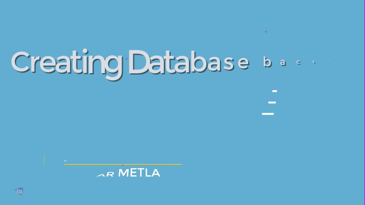 18c Restoring Database backup on Vimeo
