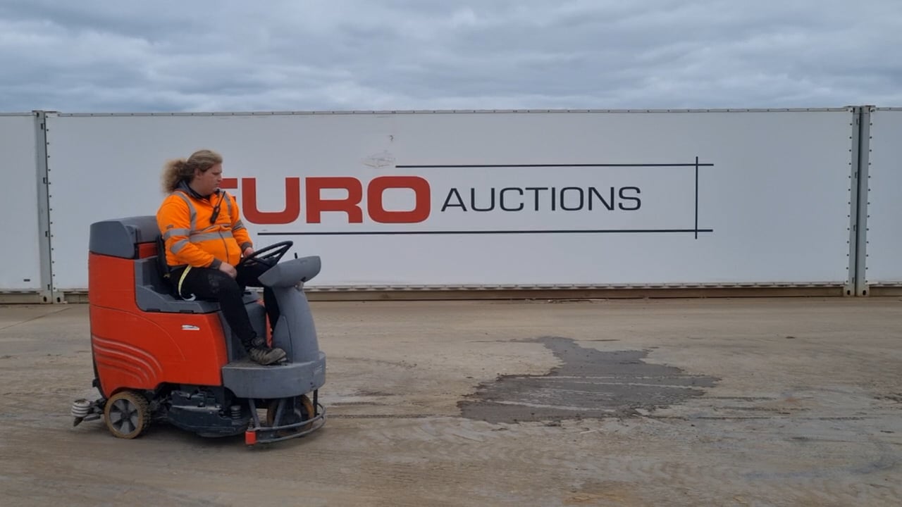 Hako Scrubmaster B115R Electric Ride On Sweeper - Leeds June 23 on Vimeo