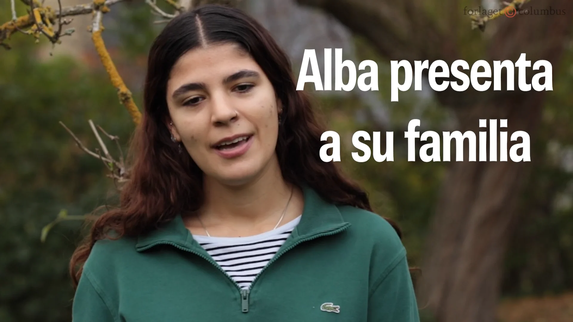 Alba presenta a su familia