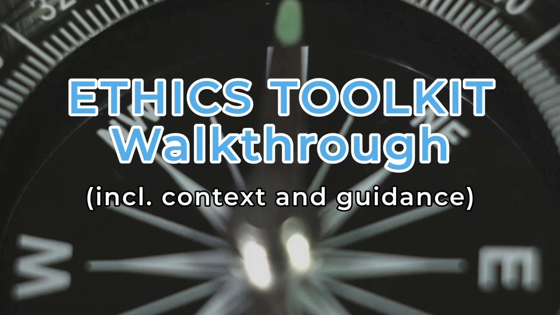 Ethics: NAS Toolkit Walkthrough