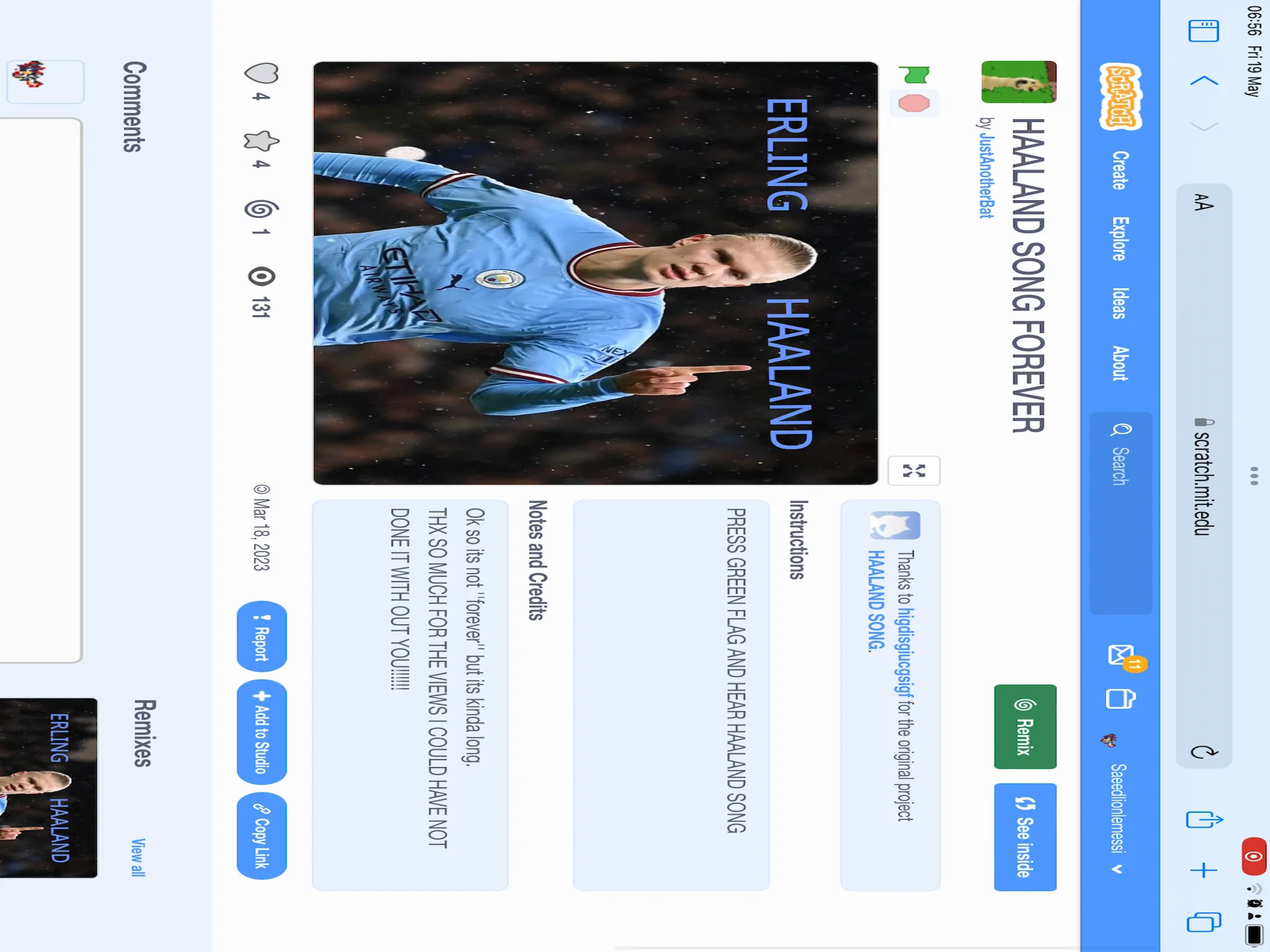 Haaland song on Vimeo