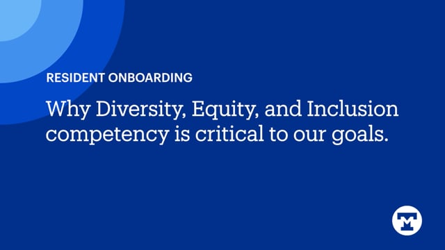 Resident Onboarding: Diversity, Equity, and Inclusion | Tufts Medicine ...