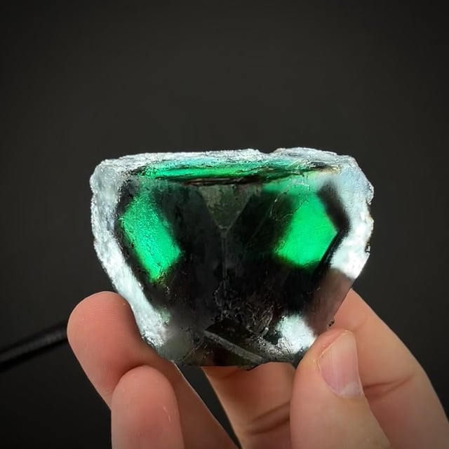 Fluorite - 'Alien Eye' Pocket | Kudubis Farm 19, Daures, Erongo Region ...