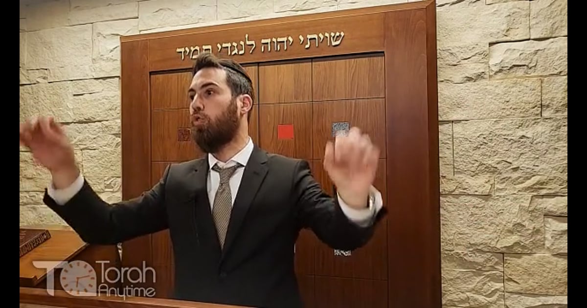 R' Avi Slansky | Beha'aloscha - Advice From R' Twersky To Save From ...