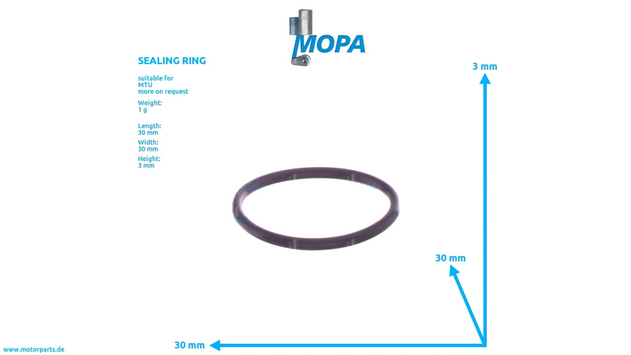 5419970445 - MOPA SEALING RING suitable for MTU engines on Vimeo
